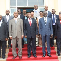 Prestation de serment de Prosper Bazombanza, le nouveau premier vice ...